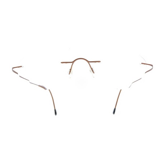 Silhouette | Accessories | Silhouette 7395 4 6069 Titanium Brown Rimless Eyeglasses Frames 2 150 ...